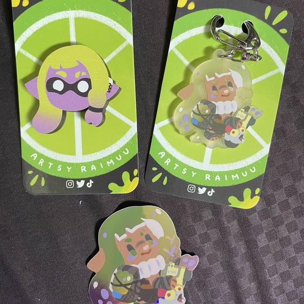 Splatoon Hotlantis WV3 Posters Harmony Paruko Tartar Dedf1sh Octoling ...