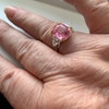 6.20 Carat Natural Ruby Ring/handmade Birthstone Ring for Men Women/925 ...