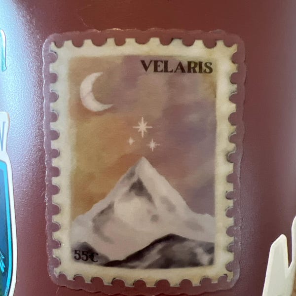 Velaris Stamp Sticker | Officially Licensed ACOTAR Merch | Velaris ...