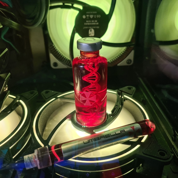 Resident Evil Umbrella Corporation C-virus (chrysalid Virus) Helix Vial ...