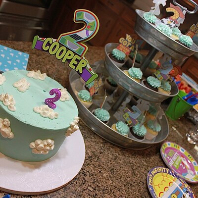 Toy Story Inspired Cake Topper, Personalized Cake Topper, 3D Cake ...