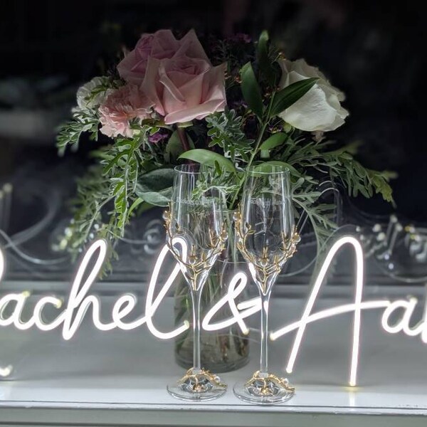 Custom Name Neon Sign Led Lights, Neon Sign Wedding, Neon Sign Wall ...
