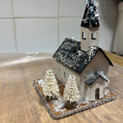 Rose Window Putz Church Christmas Craft Kit Build Decorate a Full Size ...