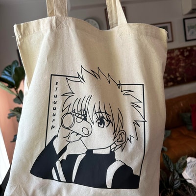 Anime Man Tote Bag Anime Boy Blue Tote Bag Anime Tote Bag Anime Gift ...
