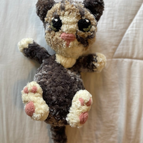 Crochet Pattern digital Download: Poe the Kitten Cat Pattern Kitten ...