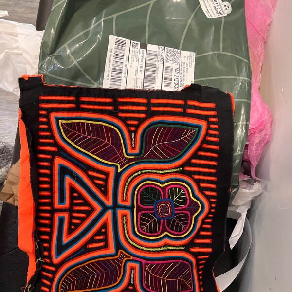 Handmade Kuna Mola Art Authentic and Unique Home Decor Piece29 - Etsy