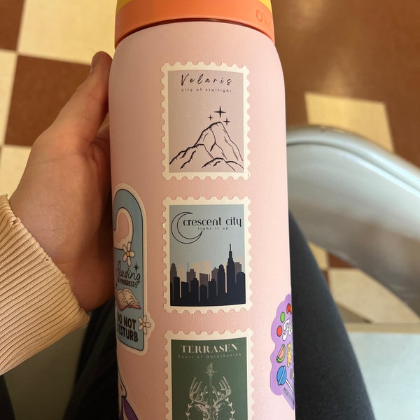 SJM Cities Stamp Sticker Pack VINYL STICKER Velaris City of Starlight ...