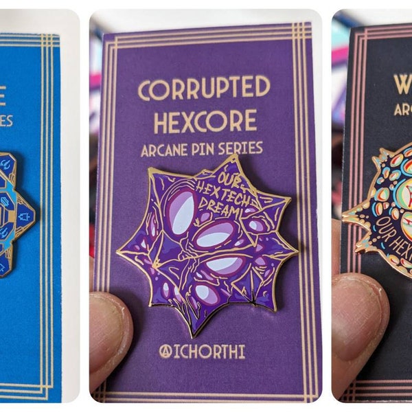 Hexcore "our Hextech Dream" Enamel Pins // Jayce and Viktor Arcane Pins ...