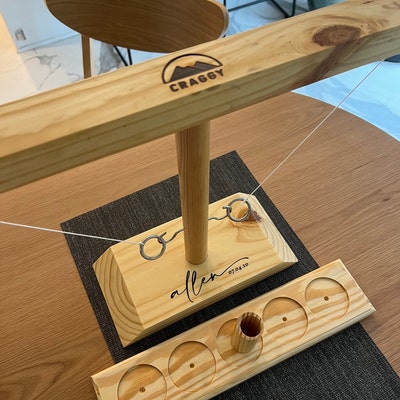 Personalized Wooden Ring Toss Game Custom Name/phrase Wedding, Man Cave ...