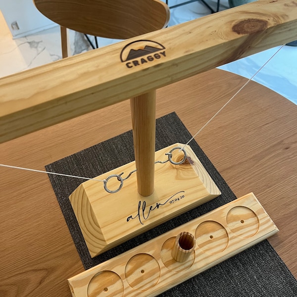 Personalized Wooden Ring Toss Game - Custom Name/phrase - Wedding, Man ...