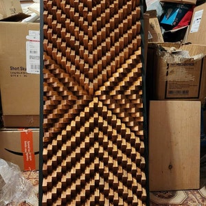 Wood Wall Art Acoustic Panel Geometric Wall Art Natural - Etsy