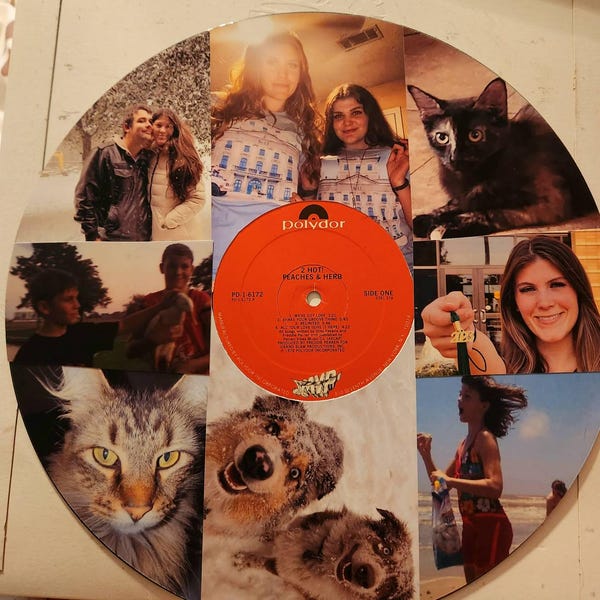 CUSTOM ORDER Vinyl Record Photo Collage - Vintage Record - Vinyl Record ...