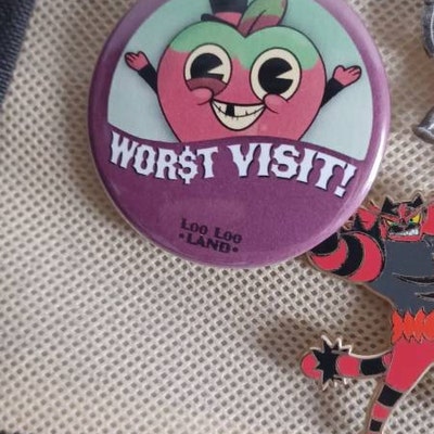 Loo Loo Land visit Pins Helluva Boss Buttons - Etsy