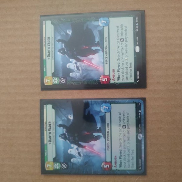 Darth Vader Commanding the First Legion SOR Proxy/orica, Common/holo ...