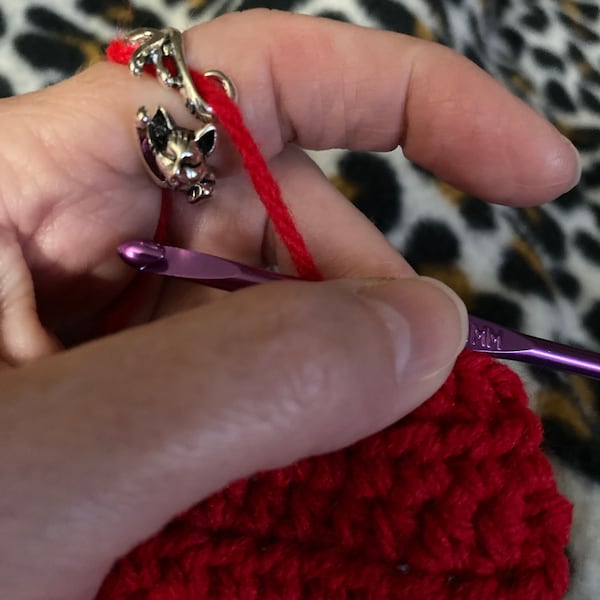 Yarn Guide, Adjustable Crochet Loop Rings, *your Choice* Knitting ...