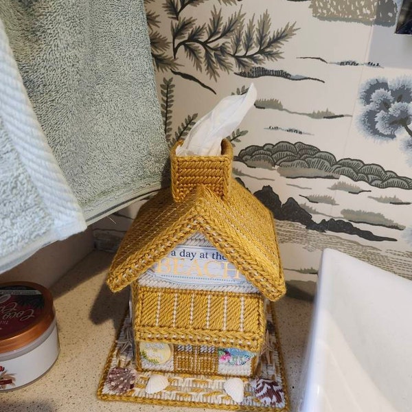 Baby Girl / Family New Tissue Box Cover - Handmade - Plastic Canvas ...