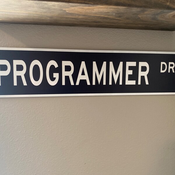 Programmer, Programmer Gift, Programmer Sign, Office Employee, Computer ...