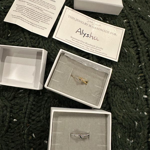 KNOT Ring, Dainty Delicate, Rings for Women, for Her, Gift for ...