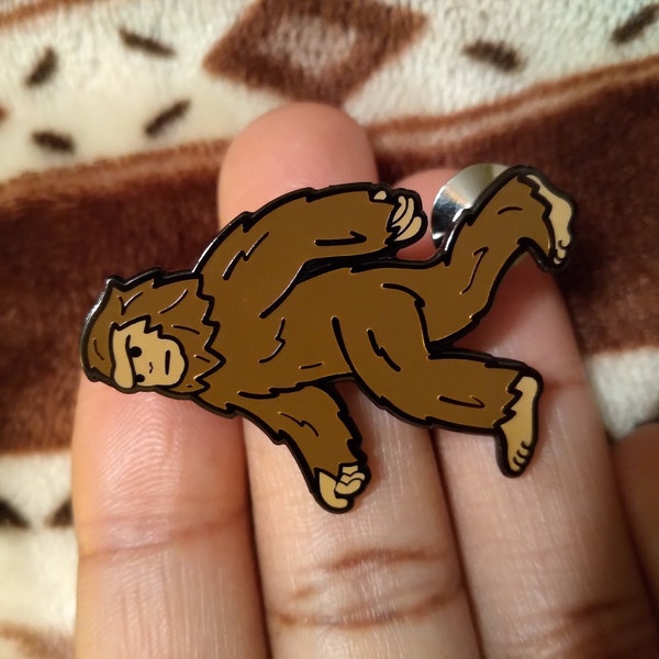 Bigfoot Sasquatch Hard Enamel Lapel Pin - Etsy