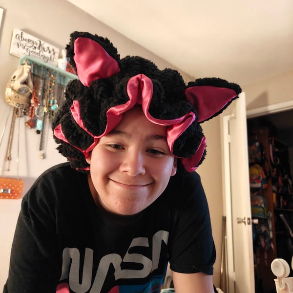 Bear Bonnet, Sleeping Hair Bonnet, Bonnet Hat, Bonnet, Hair Bonnet for ...