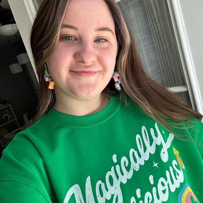 Charm Marshmallow Earrings - Etsy