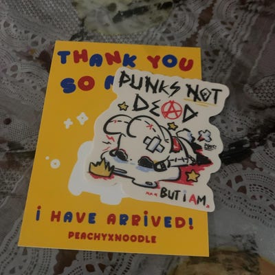 Punky Poots Punk Rock Cute Kawaii Art Prints Matte Cardstock Fart - Etsy