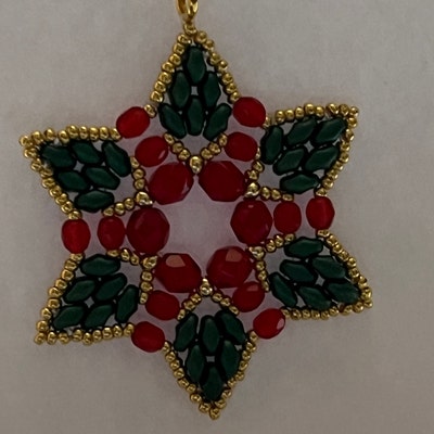 Star Glow Beaded Pattern Tutorial by Deb Roberti digital Download PDF ...