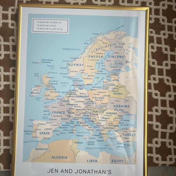 Personalised Wedding Programme Cards - Etsy UK