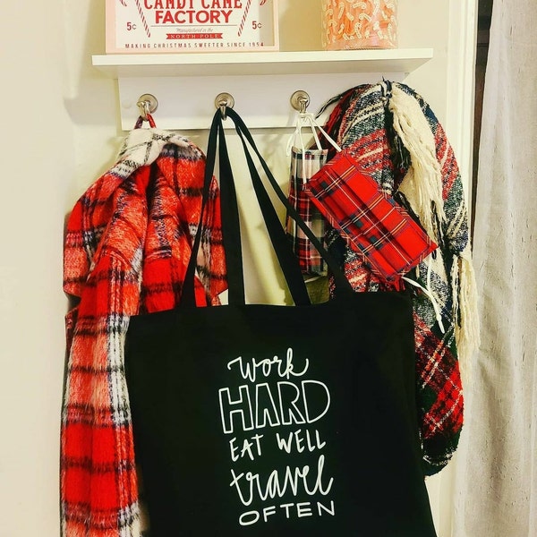 Work Hard Eat Well Travel Often 8x10 12x18 Hand-lettered Print - Etsy