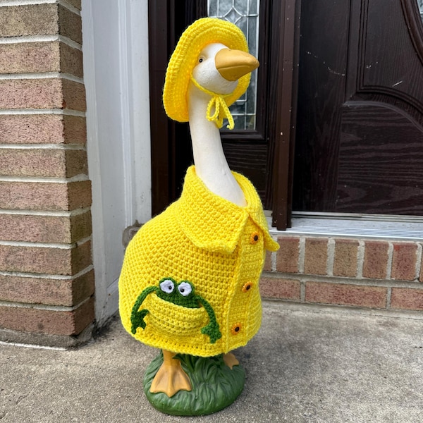 Rainy Day Goose Outfit Crochet Pattern - Etsy