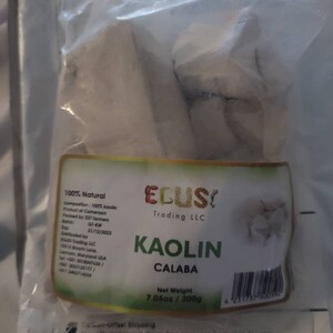 1kg Kalaba Marble Chalk Kaolin Calabar-edible Clay - Etsy