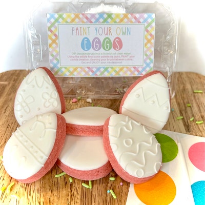 Instant Download PYO Easter Mini Cookies Egg Carton Sticker Label Tag ...