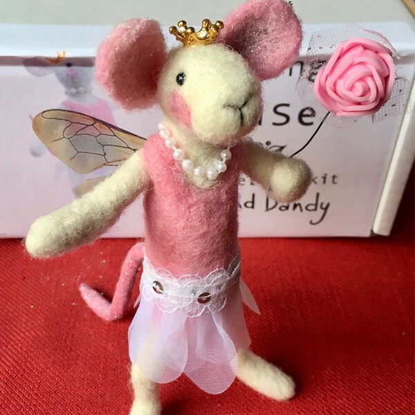 Felt and Dandy Dancing Mouse Needle Felting Kit - Etsy