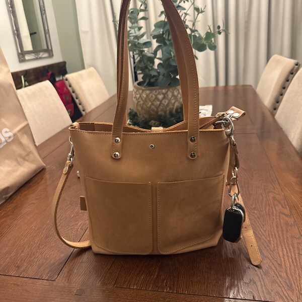 Leather Laptop Bag Women Camel Color, Laptop Bag for 13 Laptop, Large ...