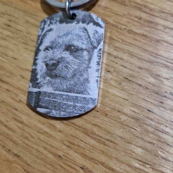 Custom Childrens Drawing Flat Bar Keychain Actual Kids Drawing Childs ...