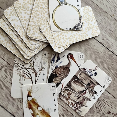 Simply Lenormand Printable Cards, Instant Download, Digital Deck, PDF ...