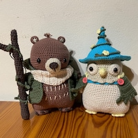 Druid and Beekeeper Bear 2in1 PDF Crochet Amigurumi Pattern Plushie ...