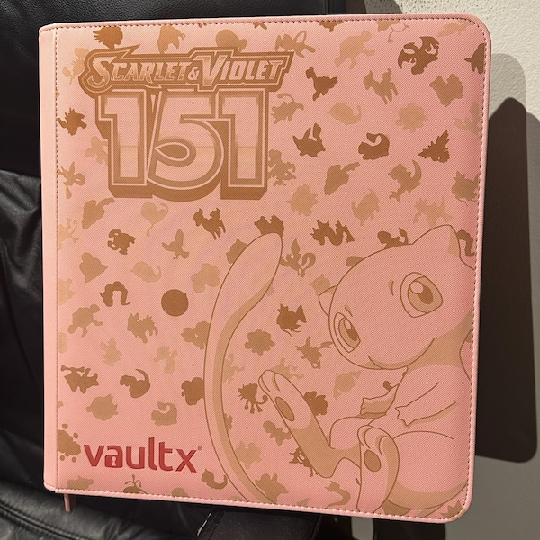 Pokémon Mega Evolution- Custom Laser Engraved Vault X Binder 12 Pocket- Just Pink - Etsy