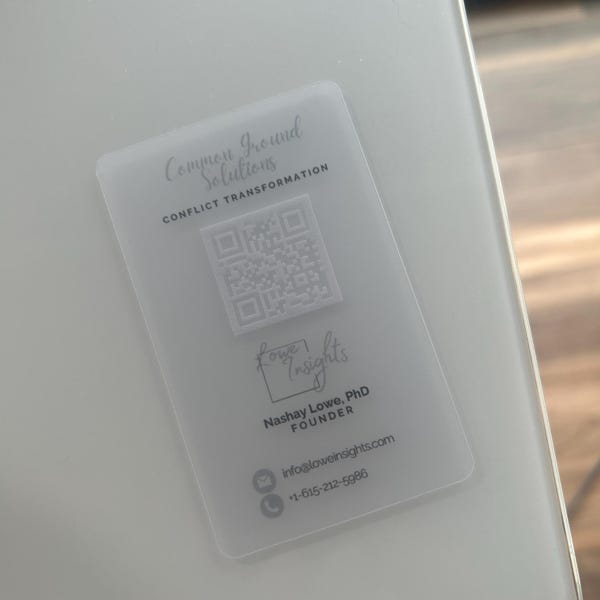 Custom Clear Plastic Business Cards, Frosted Plastic Card With Your ...