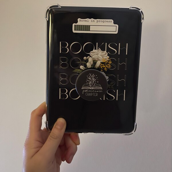 Reading in Progress Pink Do Not Disturb Waterproof Sticker for Kindle ...