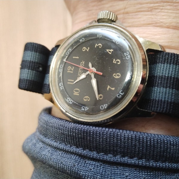 Vintage High Precision Watch Volna Cal. 2809 on 22 Jewels AU 20 Vostok ...