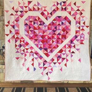 PDF Exploding Heart Quilt Pattern Digital Download by Slice of - Etsy ...