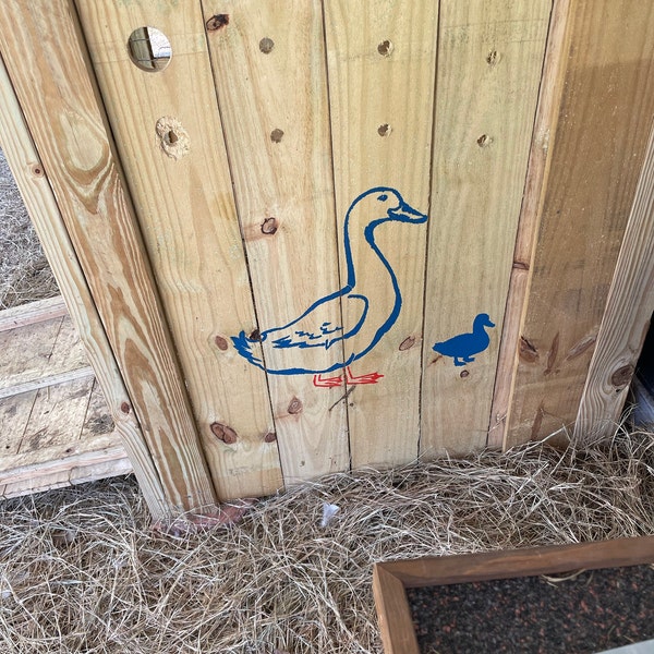 Duck Family Stencil, Farm Sweet Farm Stencil, Reusable Stencil, Stencil ...
