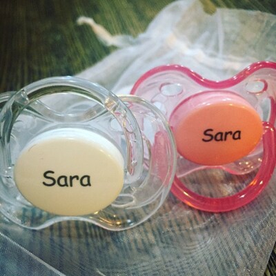 Personalized Pacifier Baby Girl Personalized Pacifier Baby Girl Gift ...