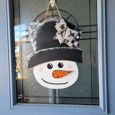 Smiley Face Groovy Door Hanger - Etsy
