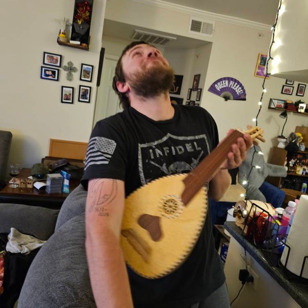 Set Consisting of Guembri and Qraqeb, Moroccan Pro Gnawa Instrument ...