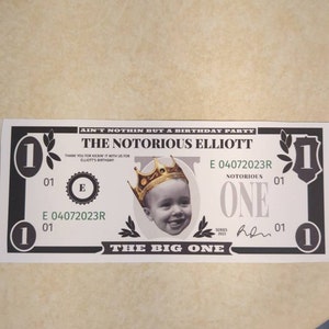 Editable Notorious One Welcome Sign Template, the Big One Decorations ...