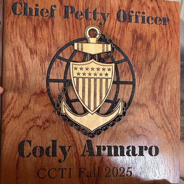 Custom USCG Chief Charge Book, Coast Guard Book, USCG Charge Book ...