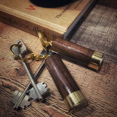 Holland & Holland Solid Dark Oak Wood Keyrings X 2 - Etsy