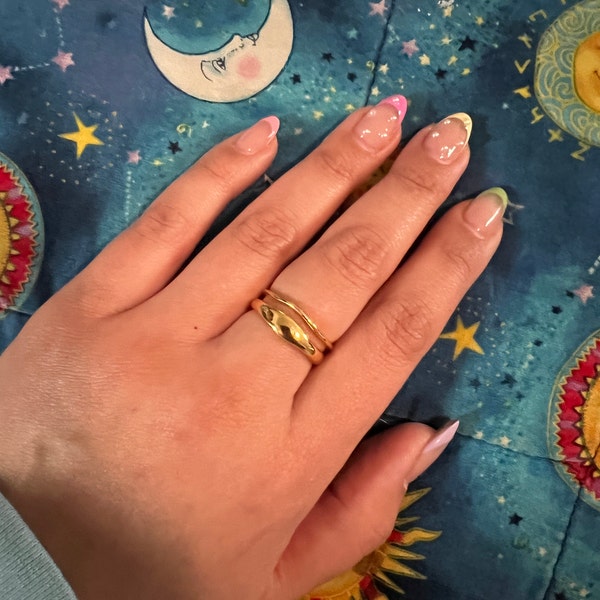 Set of 2: Duo Form Rings by Caitlyn Minimalist • Minimalist Style ...